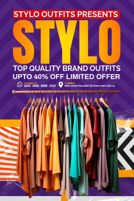 clothes sale Template | PosterMyWall