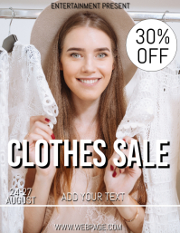 Clothes sale flyer template | PosterMyWall