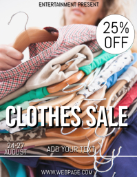 Clothes sale flyer template | PosterMyWall