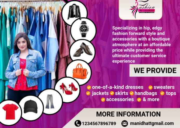 clothing boutique poster Template | PosterMyWall