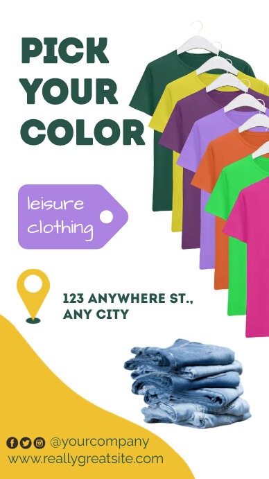 Plantilla de Clothing Business flyer | PosterMyWall