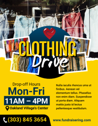 Clothing Drive Flyer Template | PosterMyWall