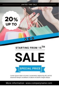 CLOTHING SHOP SALE BANNER TEMPLATE | PosterMyWall