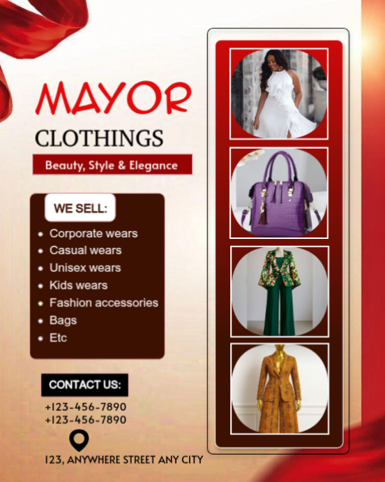 Clothing store flyers Template | PosterMyWall