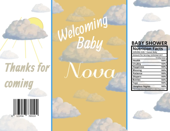 Copy of Cloud 9 Chip bag cover. (packet is available) | PosterMyWall