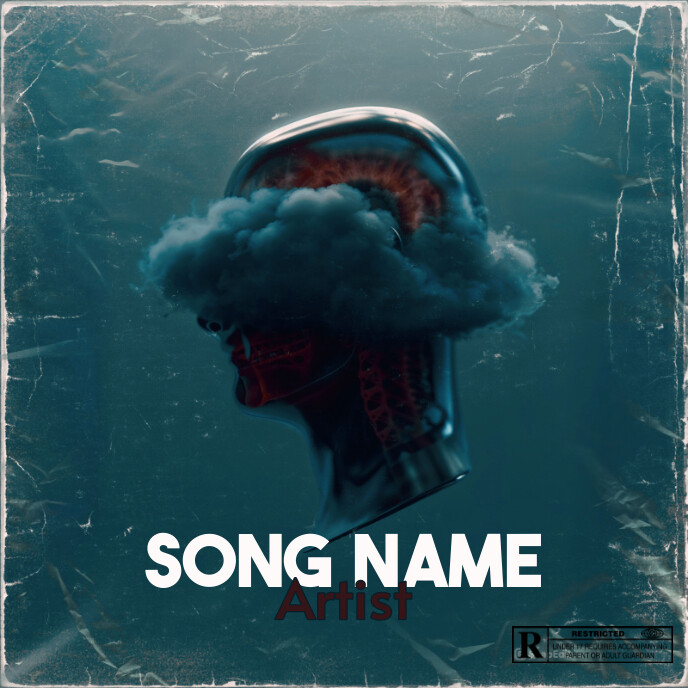 Clouded Mind Album Cover Template | PosterMyWall