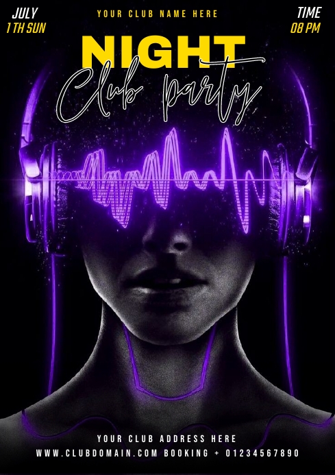 CLUB & PARTY Template | PosterMyWall