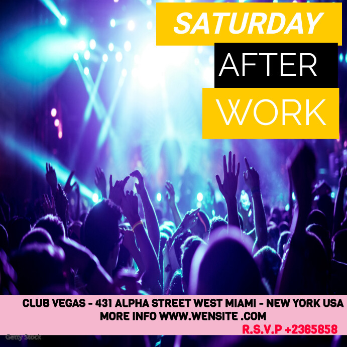 Plantilla de Club party flyer | PosterMyWall