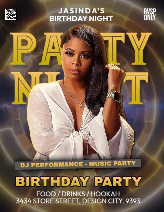 Club Birthday Event Ads Templat | PosterMyWall