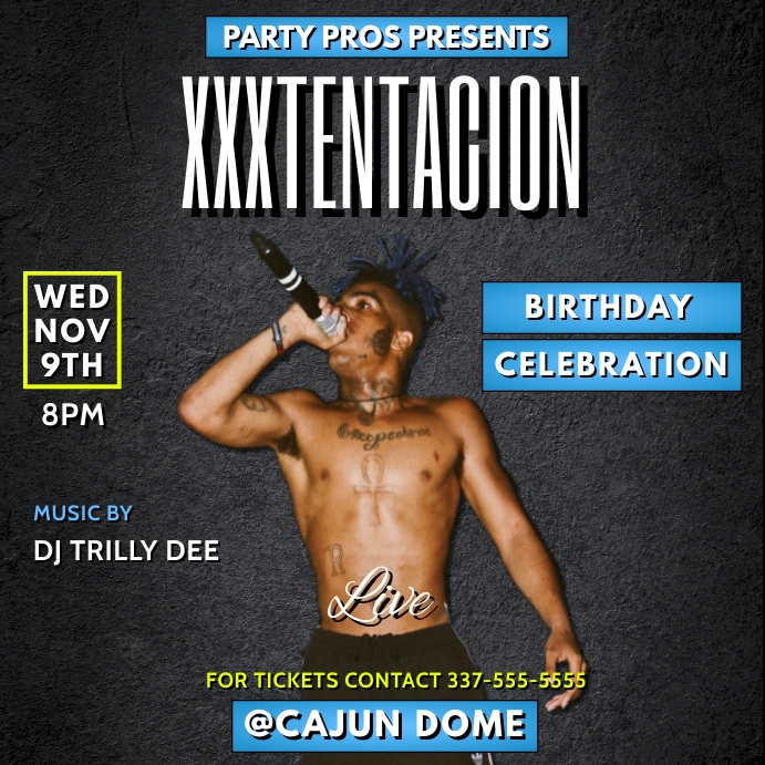 Copy of CLUB CONCERT FLYER TEMPLATE | PosterMyWall