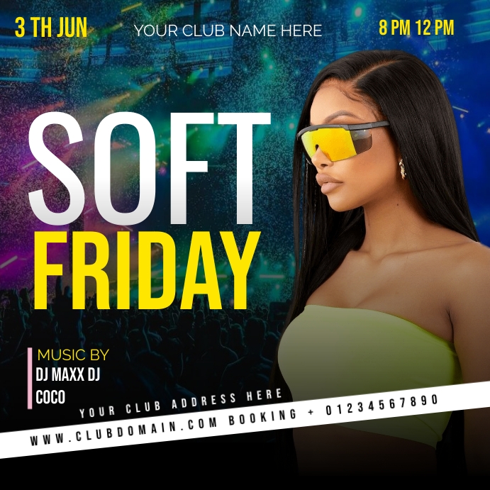 CLUB Template | PosterMyWall