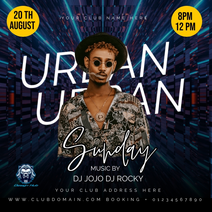 CLUB Template | PosterMyWall