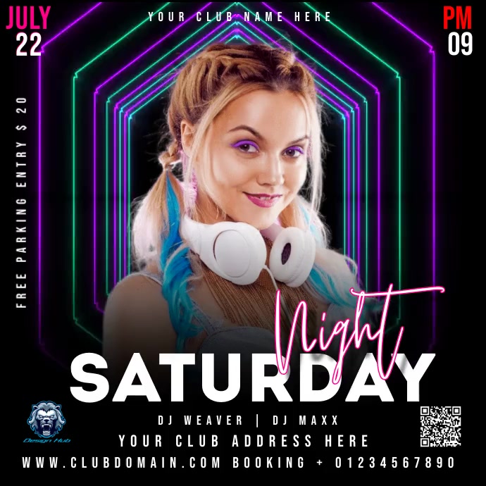 CLUB Template | PosterMyWall