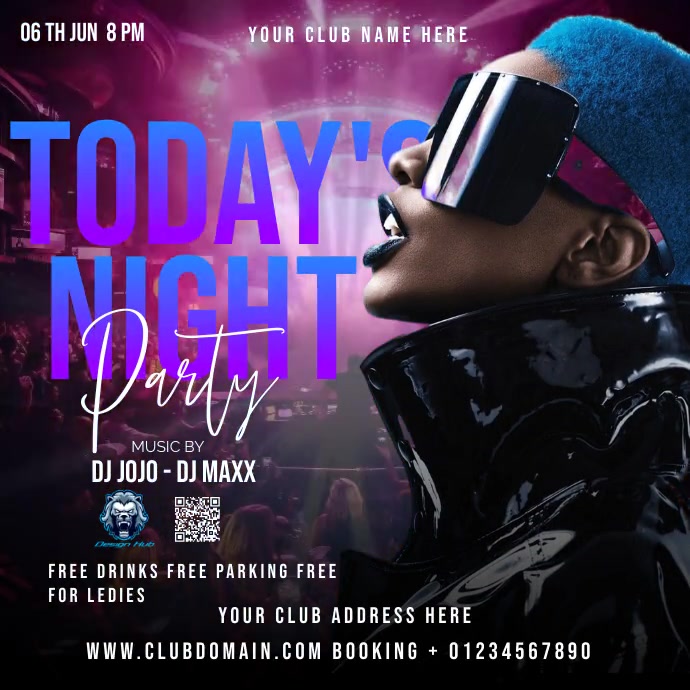 CLUB Template | PosterMyWall