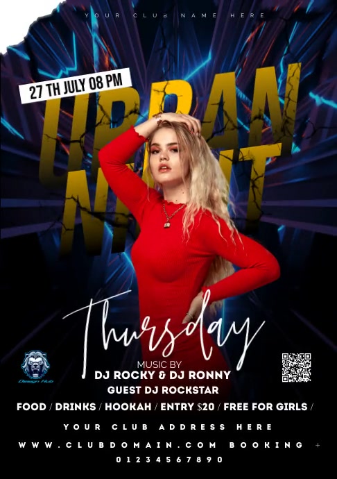 CLUB Template | PosterMyWall