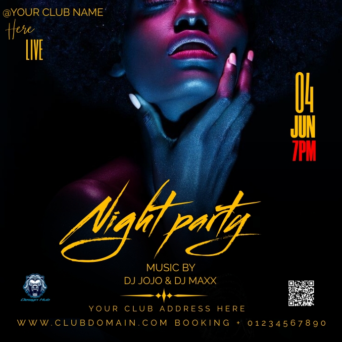 CLUB Template | PosterMyWall