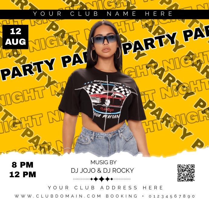 CLUB Template | PosterMyWall