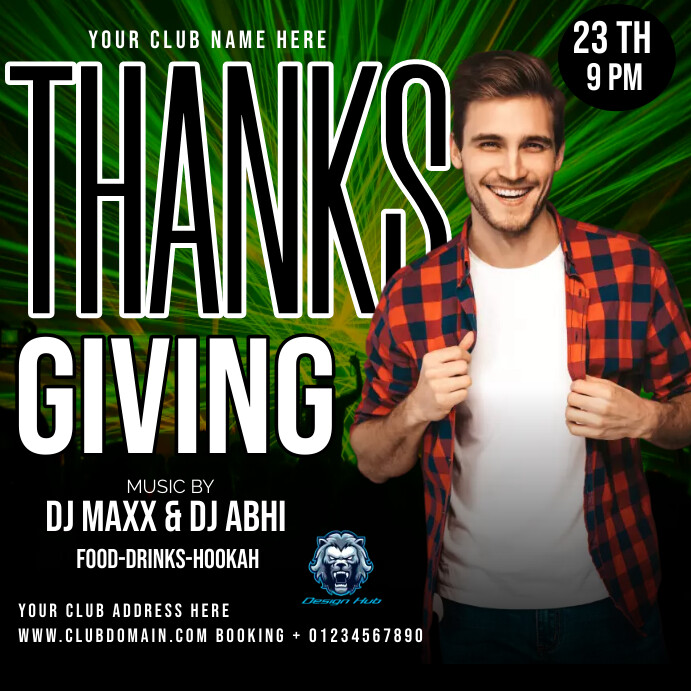 CLUB Template | PosterMyWall