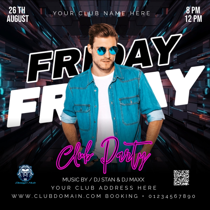 CLUB Templat | PosterMyWall