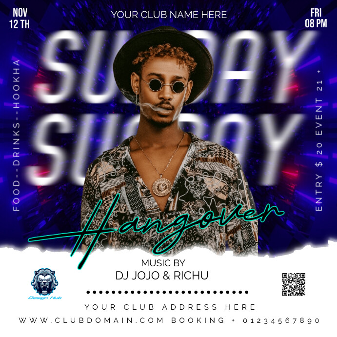 CLUB Template | PosterMyWall