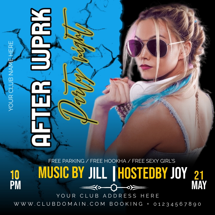 CLUB Template | PosterMyWall