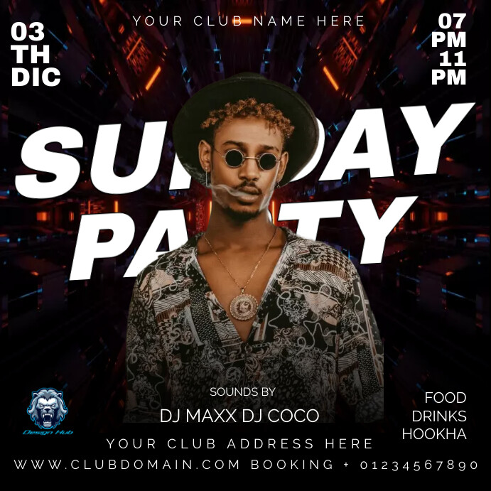 CLUB Template | PosterMyWall