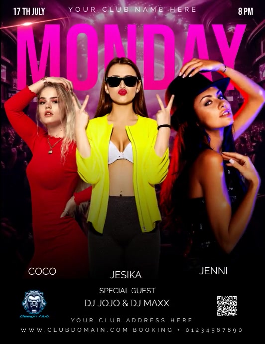 Copy of CLUB | PosterMyWall
