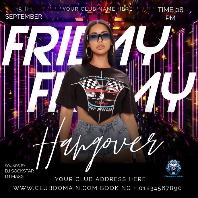 CLUB Templat | PosterMyWall