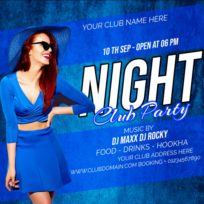 CLUB Template | PosterMyWall