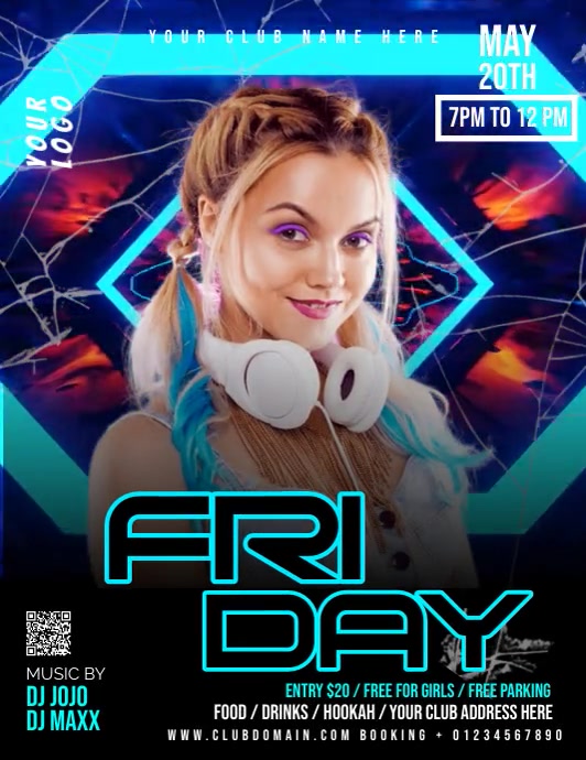 Copy of CLUB | PosterMyWall