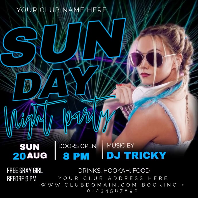 CLUB Template | PosterMyWall