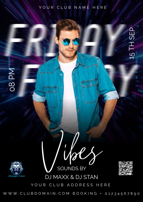 CLUB Template | PosterMyWall