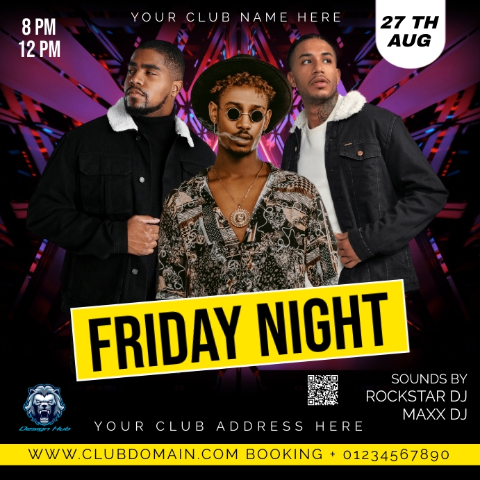 CLUB Template | PosterMyWall