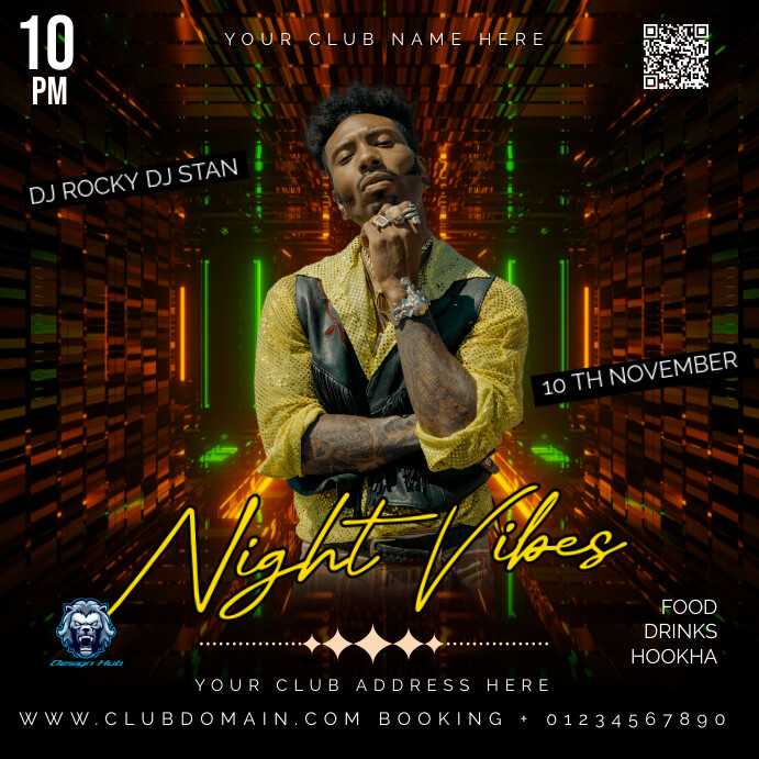 CLUB Template | PosterMyWall