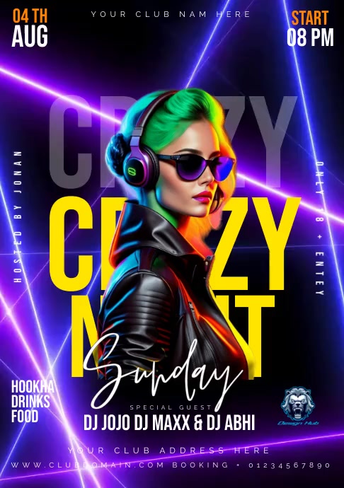 CLUB Template | PosterMyWall