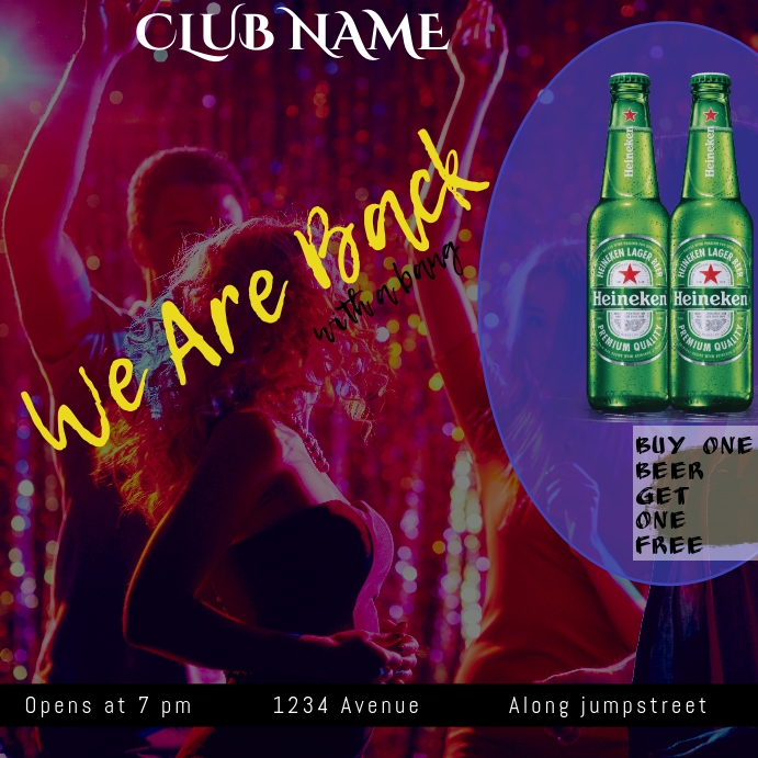 club Template | PosterMyWall