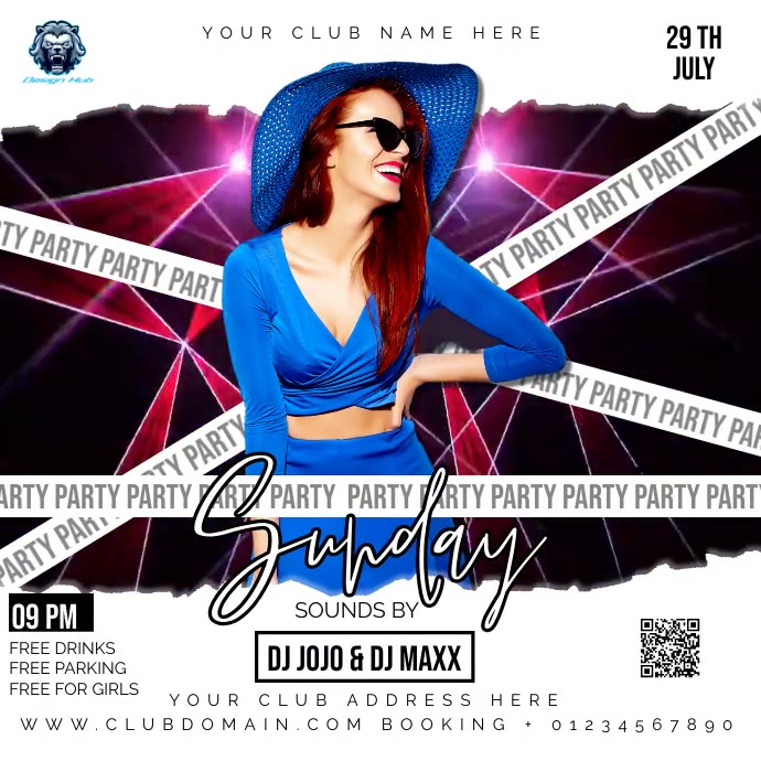 CLUB Template | PosterMyWall