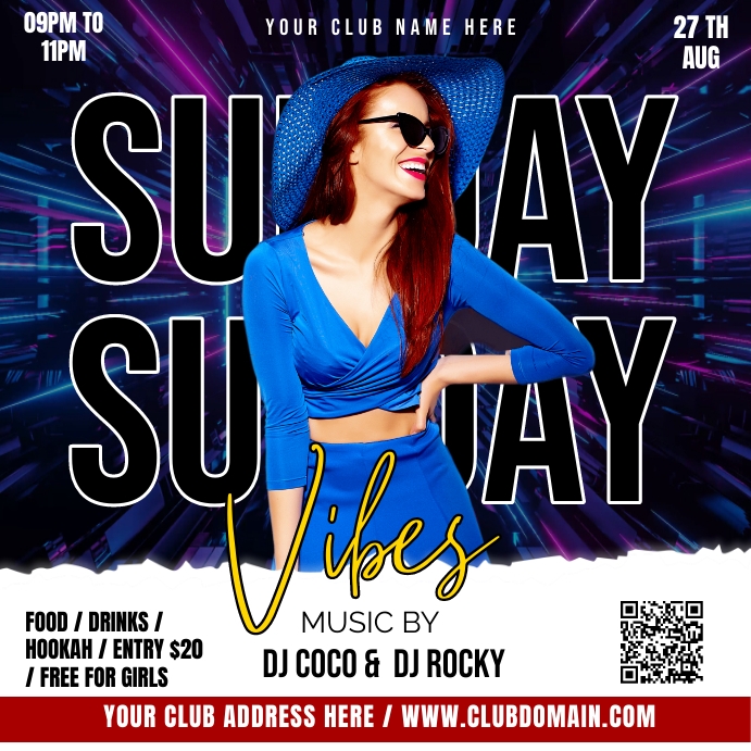 CLUB Template | PosterMyWall