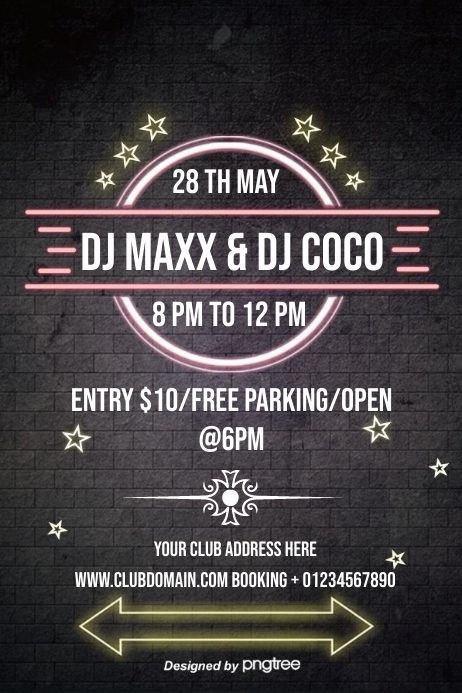 CLUB Template | PosterMyWall