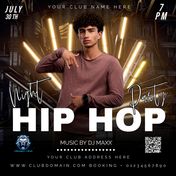 CLUB Template | PosterMyWall