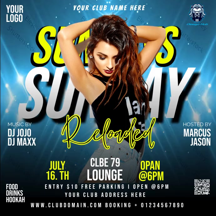 CLUB Template | PosterMyWall