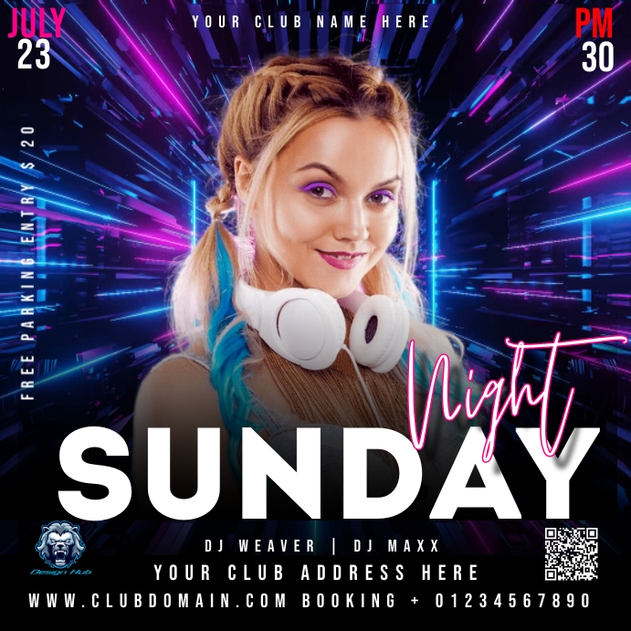 CLUB Template | PosterMyWall