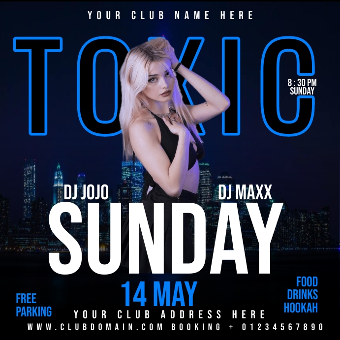 CLUB Template | PosterMyWall