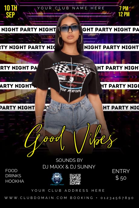 CLUB Template | PosterMyWall