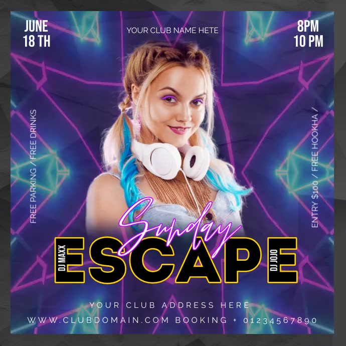 CLUB Template | PosterMyWall