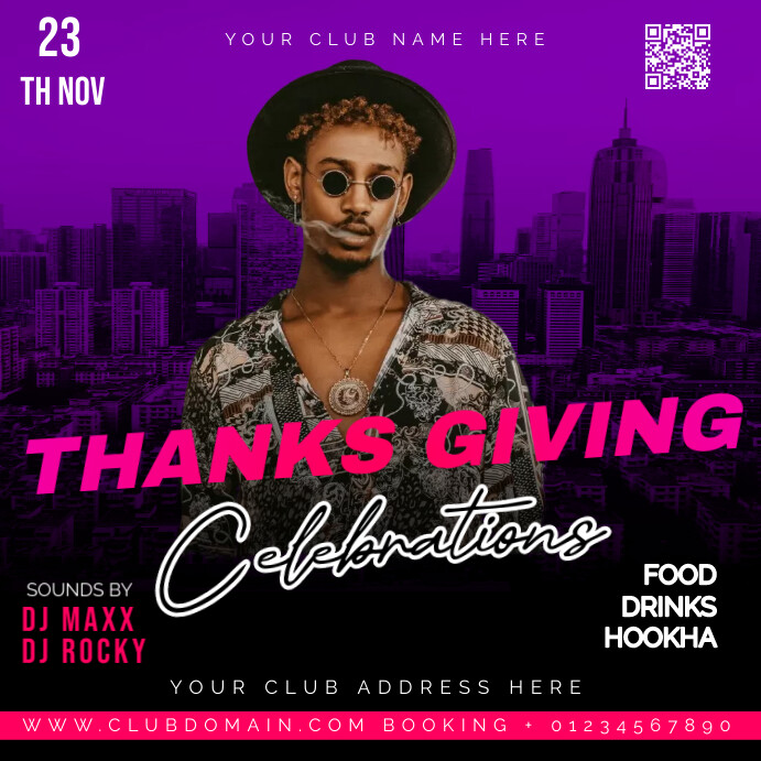 CLUB Template | PosterMyWall