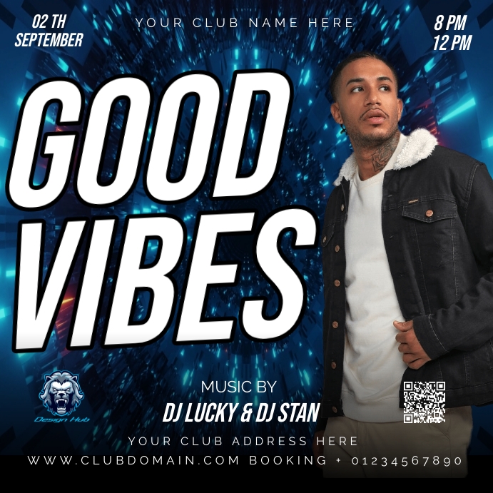 CLUB Template | PosterMyWall