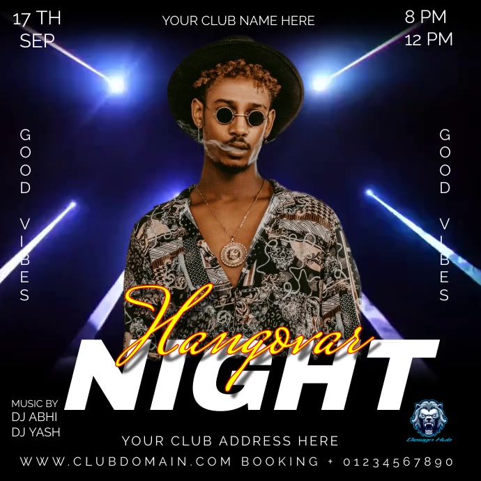 CLUB Template | PosterMyWall