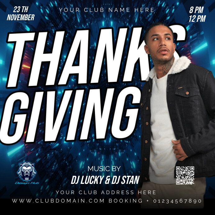 CLUB Template | PosterMyWall