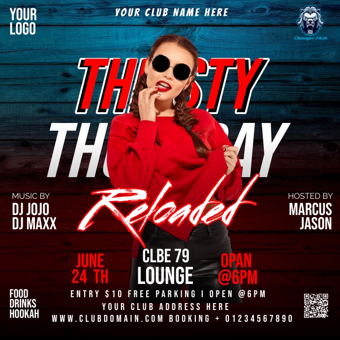 CLUB Template | PosterMyWall